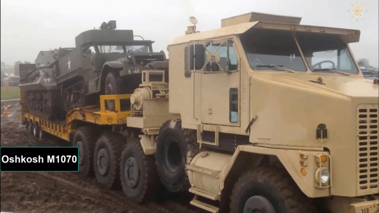 Oshkosh M1070: The Military’s Heavy Equipment Transport